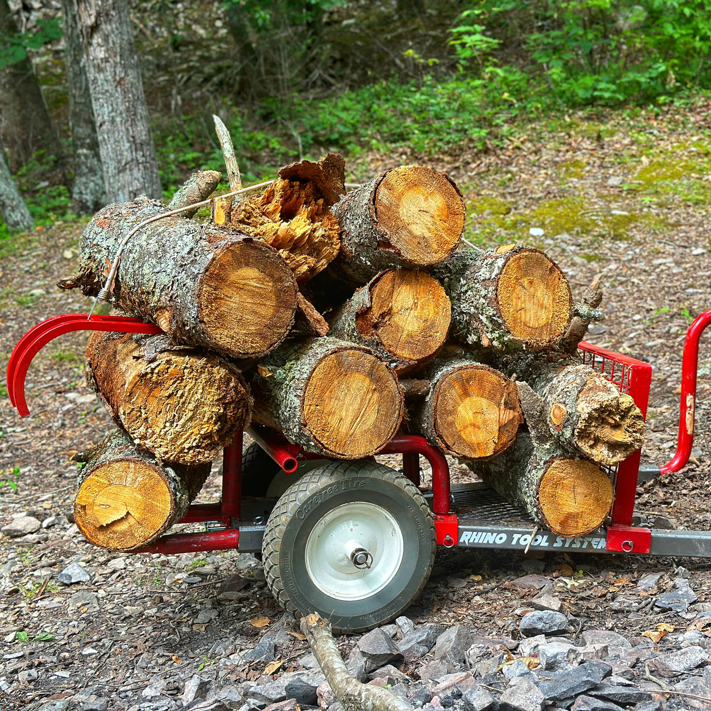 The Rock Hauler Landscaping Cart | Rhino Tool Systems